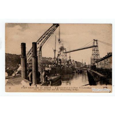 CPA - MARINE MILITAIRE - Port Militaire de BREST - L'Arrière Port et le ...