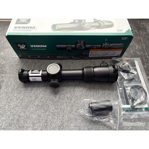 Lunette LPVO Vortex VENOM 1-6x24 SFP réticule IR AR BDC3 - Lunettes de ...