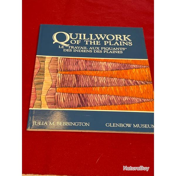 Livre quillwork of the plains - Livres sur les armes militaria et ...