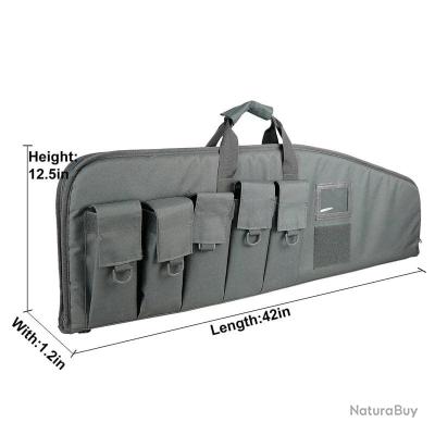 42inch Tactical Rifle Case Gun Bag Air Rifle Case Backpack Sniper ...