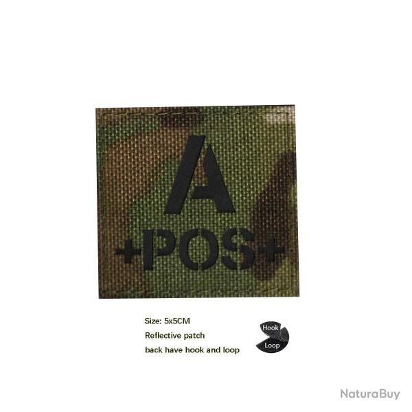 IR Reflective CP Camo Armband Morale Backpack Laser-cut Blood Group ...