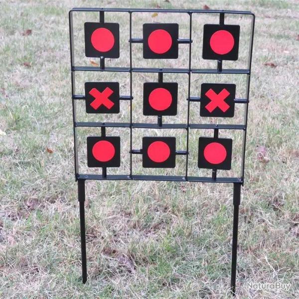 Tic Tac Toe Spinner Target for Air Soft & Slingshot Air Guns Targets ...