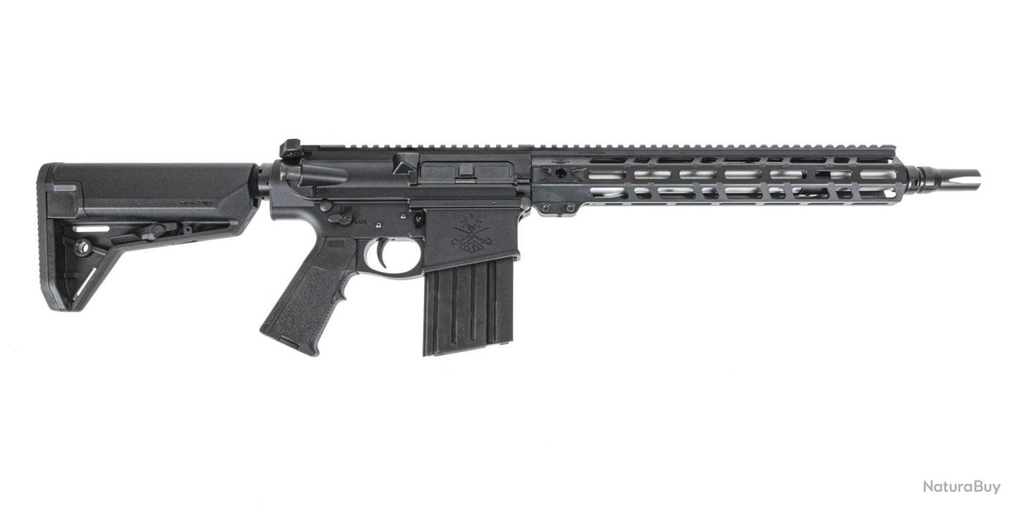 Carabine PSA Sabre AR-10 Rifle Forged 13.7" .308 Mid-Length 13" Sabre Rail w/ Magpul SL-S ...