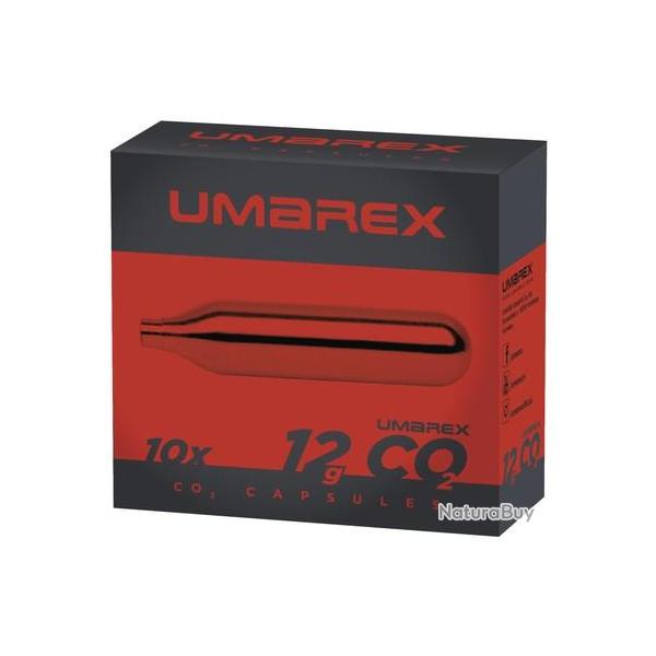 CAPSULES CO2 12G - UMAREX Boite de 10 - Cartouches et sparclettes CO2 ...