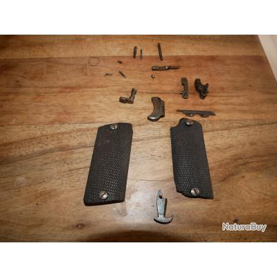 Lot de pièces de pistolet RUBY petit modèle à chargeur 7 cps - Pièces détachées Pistolets et ...