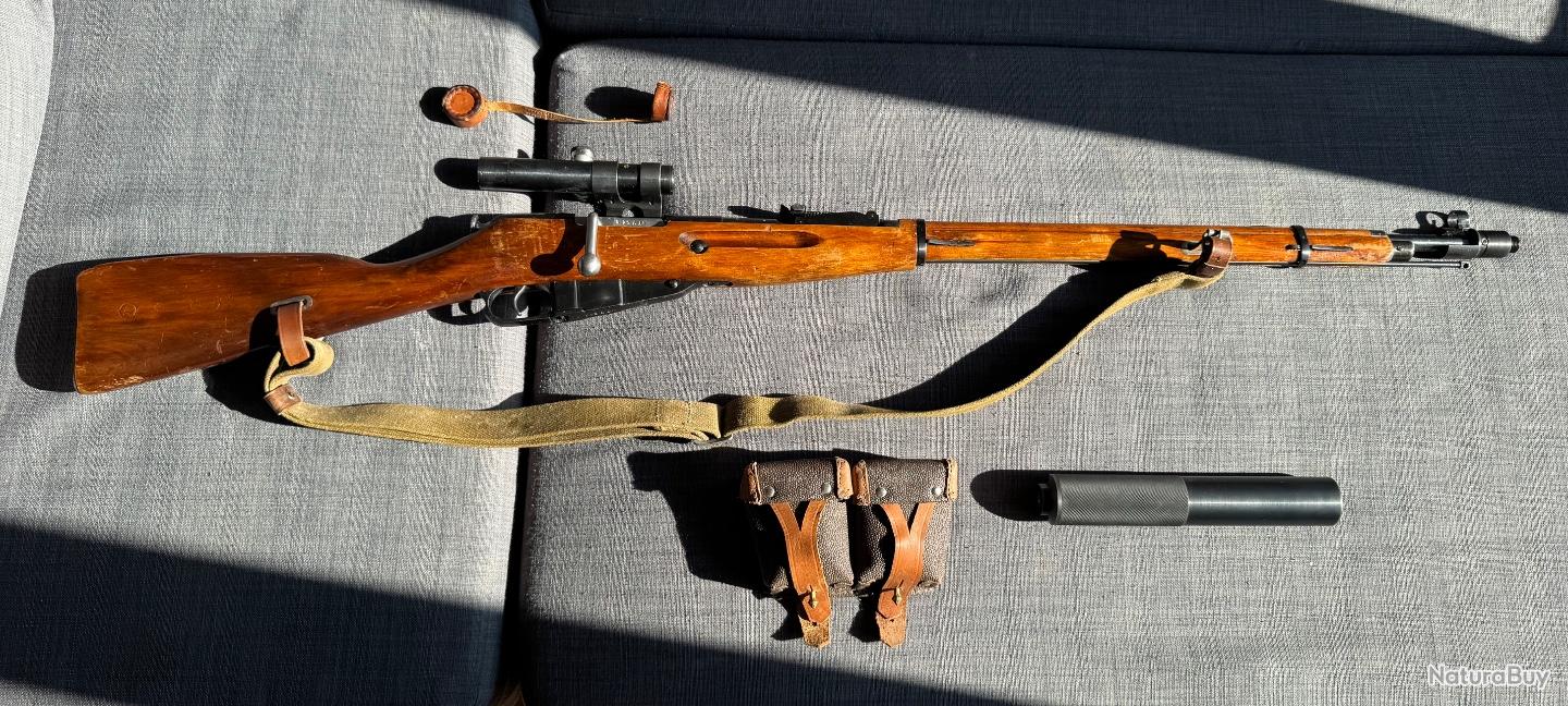 MOSIN NAGAN M91/30 PU SNIPER 1943MONOMATRICULE IZHVESK 100% RUSSE ...