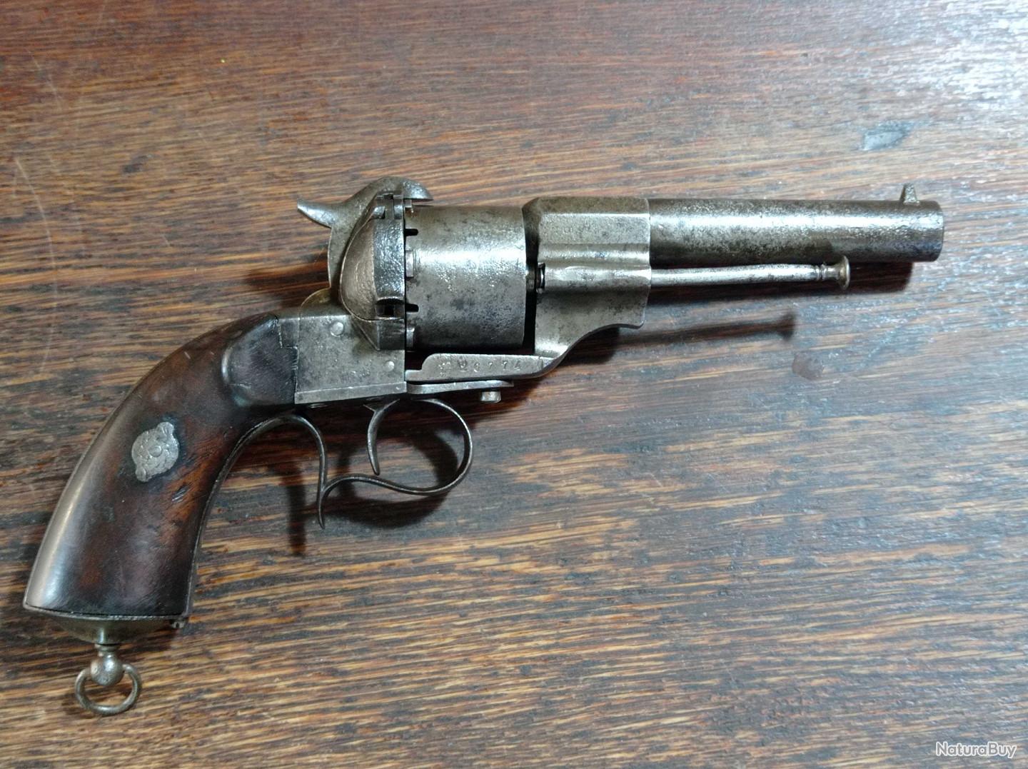 Revolver à broche / Lefaucheux type 1854-1858 court - France second ...
