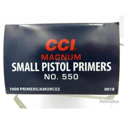 CCI 550 SMALL PISTOL MAGNUM X100 - Amorces de catégorie B (13474649)