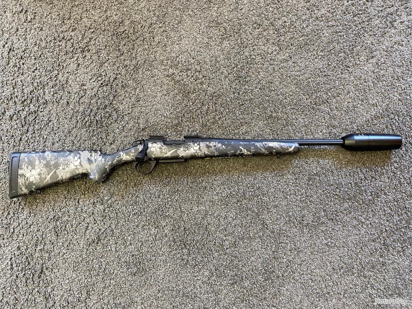 Carabine BERGARA Extreme Calibre 308 Win + Silencieux FREYR & DEVIK + Embases pour montage ...