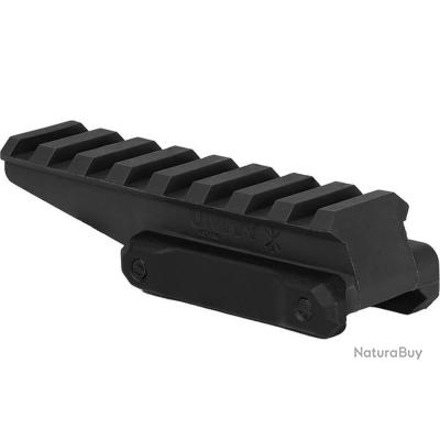 PTS Mounting Rail Unity Tactical Fast Riser - Black - Rails de montage ...