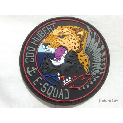 Patch écusson Forces Spéciales Commandos Marine HUBERT E-Squad - Insignes en tissu - Patchs ...