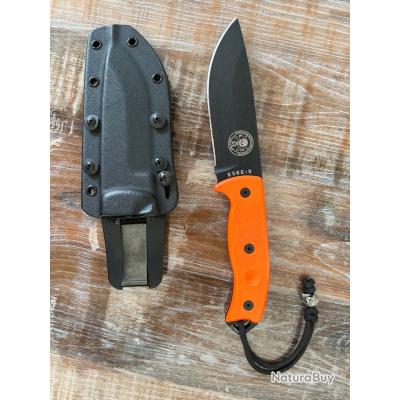 Couteau ESEE 5 logo tête de mort - Couteaux tactiques et de combats ...