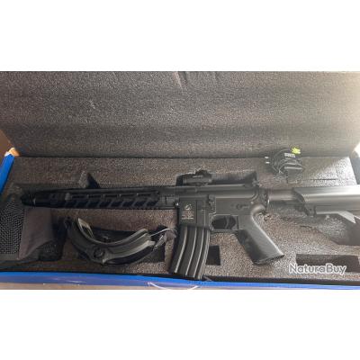 Réplique airsoft M4 colt avec viseur point rouge - Fusils d'assaut (13492078)