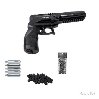 Opédef! revolver co2 STOEGER XRD50 Cal.50 12,6J + 50 billes caoutchouc ...
