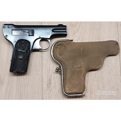 PISTOLET SEMI-AUTOMATIQUE CHARLES PHILIBERT CLEMENT MODEL 1903 CALIBRE ...
