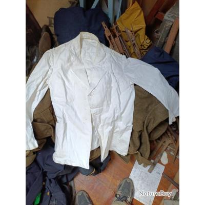 Vareuse militaire blanche - Vestes, blousons et manteaux militaria ...