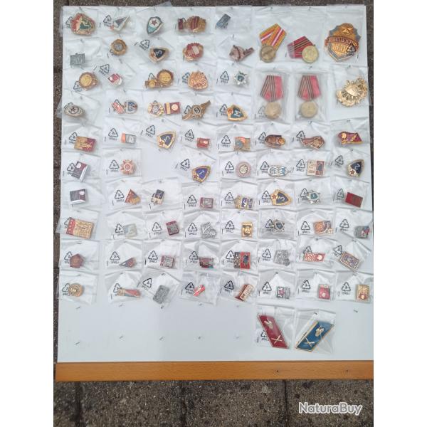 Insignes et médailles soviétique CCCP, URSS. - Médailles, Décorations ...