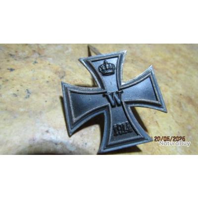 Médaille croix de fer 1° classe Allemagne Allemande première guerre ww1 ...