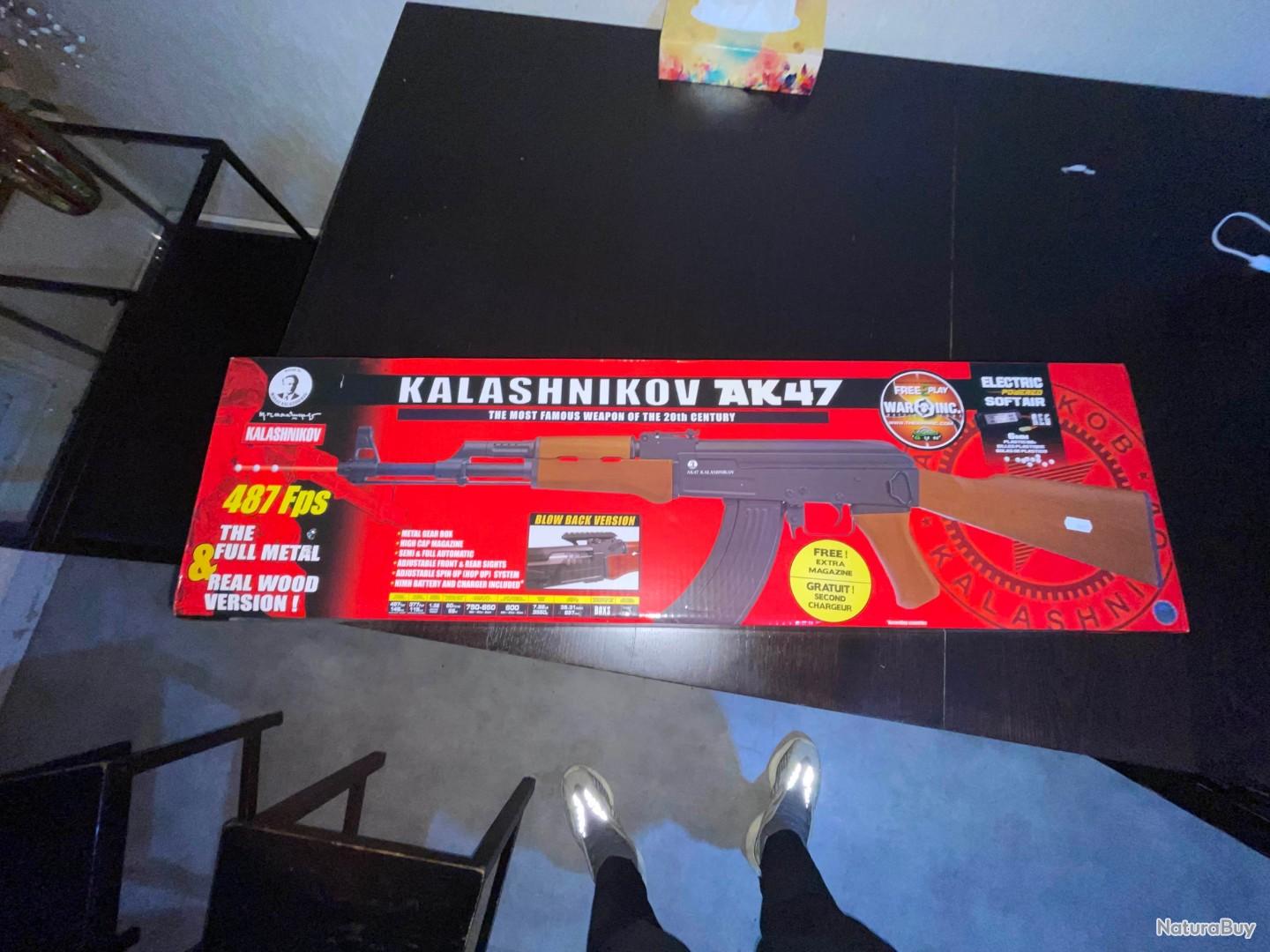 KALASHNIKOV AK47 - AEG - BlowBack - Cal.6mm - Fusils d'assaut - Fusils ...