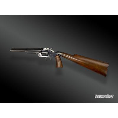 Coffret Revolver Smith et Wesson N°3 avec crosse additionnelle, fini ...