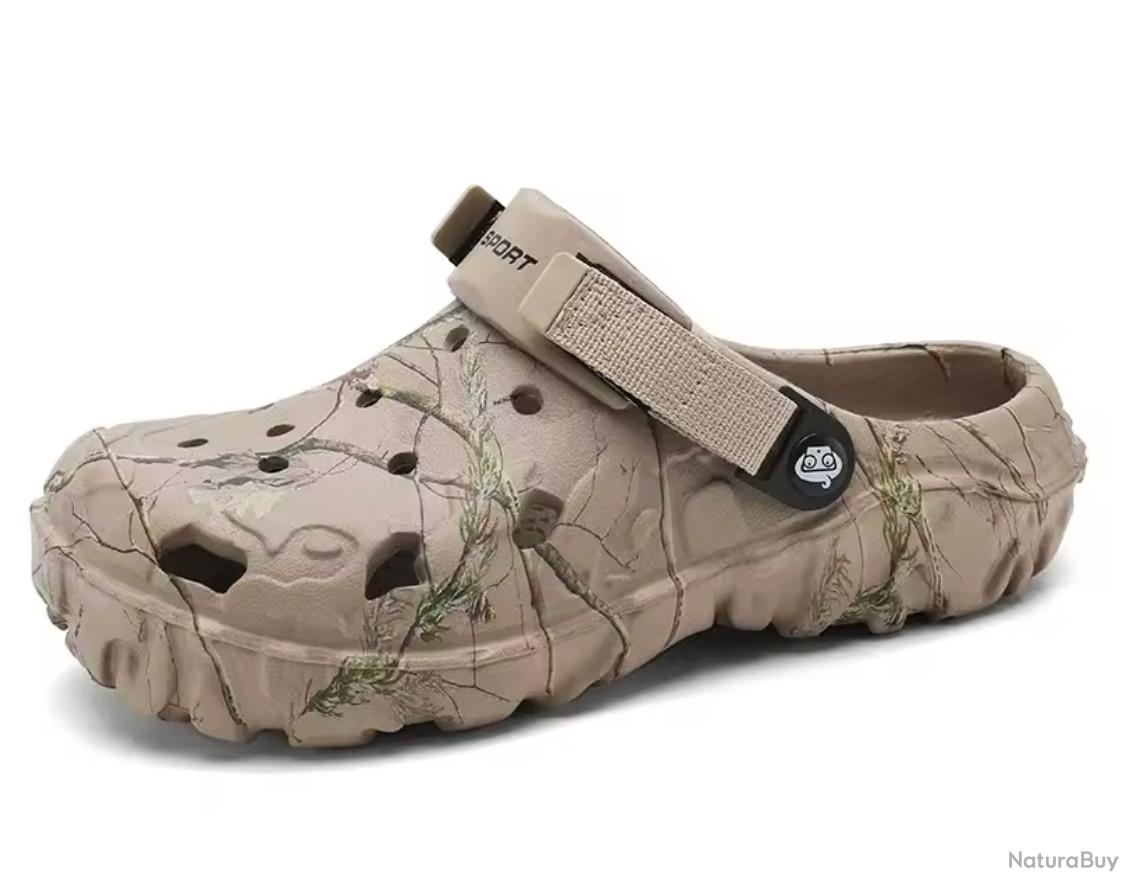 Sabot caoutchouc CAMO, Blanc, Coyotte ou Noir au Choix style CROCS du ...