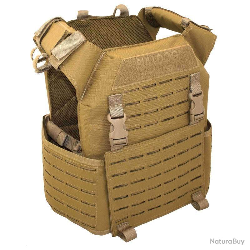 Gilet porte-plaques Bulldog Tactical Gear Kinetic - Coyote / L (86 ...
