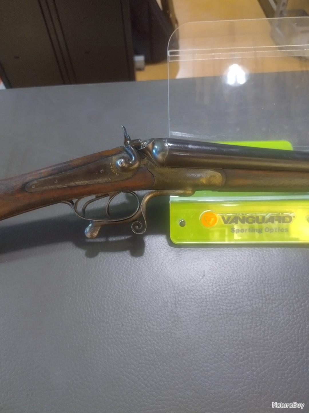 Fusil a chien extérieur percussion centrale calibre 12/65 A.FIGEAC ...