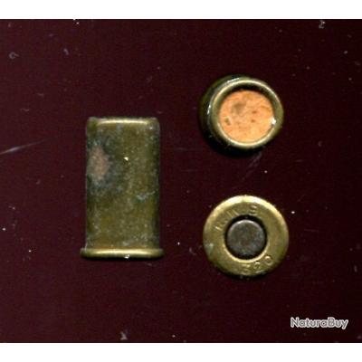 .320 à blanc pour revolver bulldog - marquage : RWS 320 - étui fermé ...