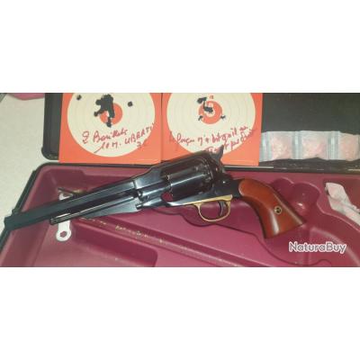 REVOLVER UBERTI 1858 NEW NAVY IMPROVED CAL.36 - CANON 7.3/8" POUDRE NOIRE - - Revolvers à poudre ...