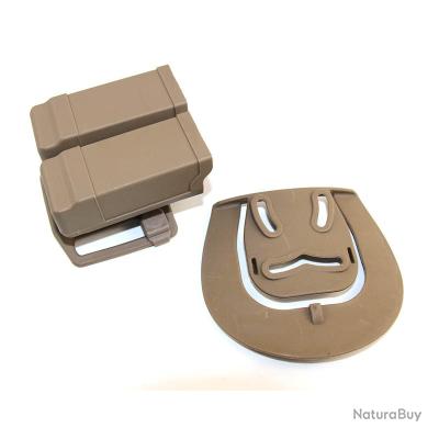 Pochette tactique Double pour magazines simples -**DOUBLE TAN ...