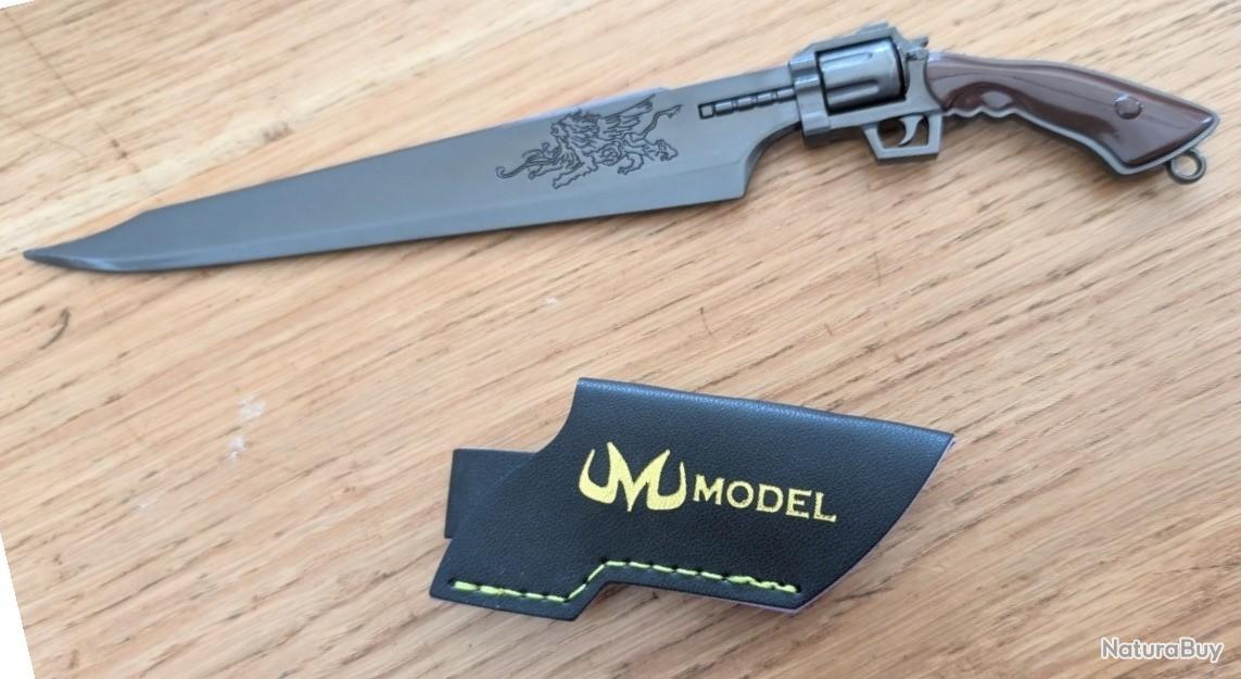 COUTEAU REVOLVER 21 CM " FINAL FANTASY VIII " GUNBLADE SQUALL LEONHART ...