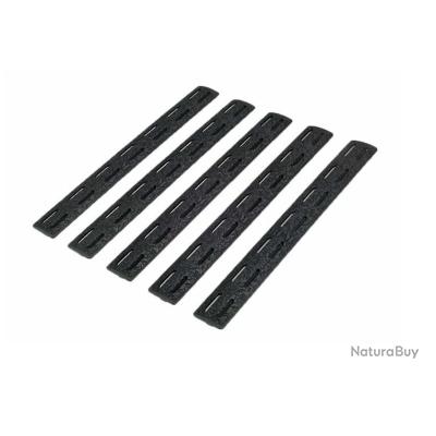 Kit de 5 rails cover type BCM M2 en polymère - M-LOK - 14 cm (5.5 ...