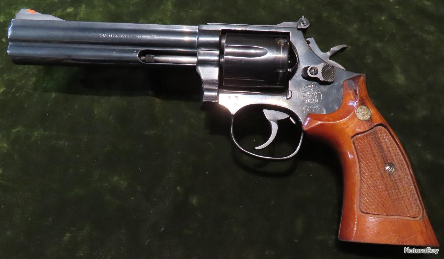 Revolver Smith & Wesson 586 calibre 357 mag canon de 6 pouces ...