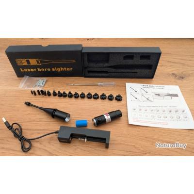 COLLIMATEUR LASER ROUGE TOUS CALIBRES ; 22LR 9MM 38SP ETC.. VENDU AVEC ...