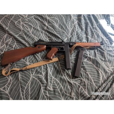 Réplique Airsoft Mitraillette THOMPSON électrique non blowback - Fusils ...