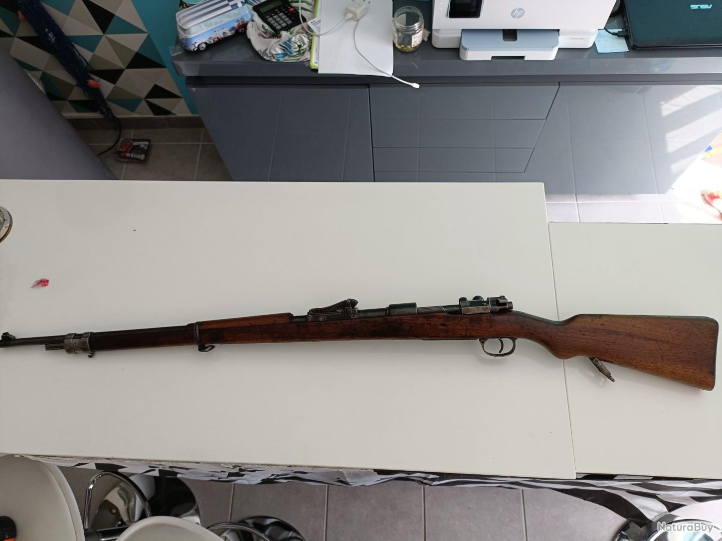 Fusil mauser année 1909 calibre 7 65 53 Fonctionne parfaitement - Armes ...
