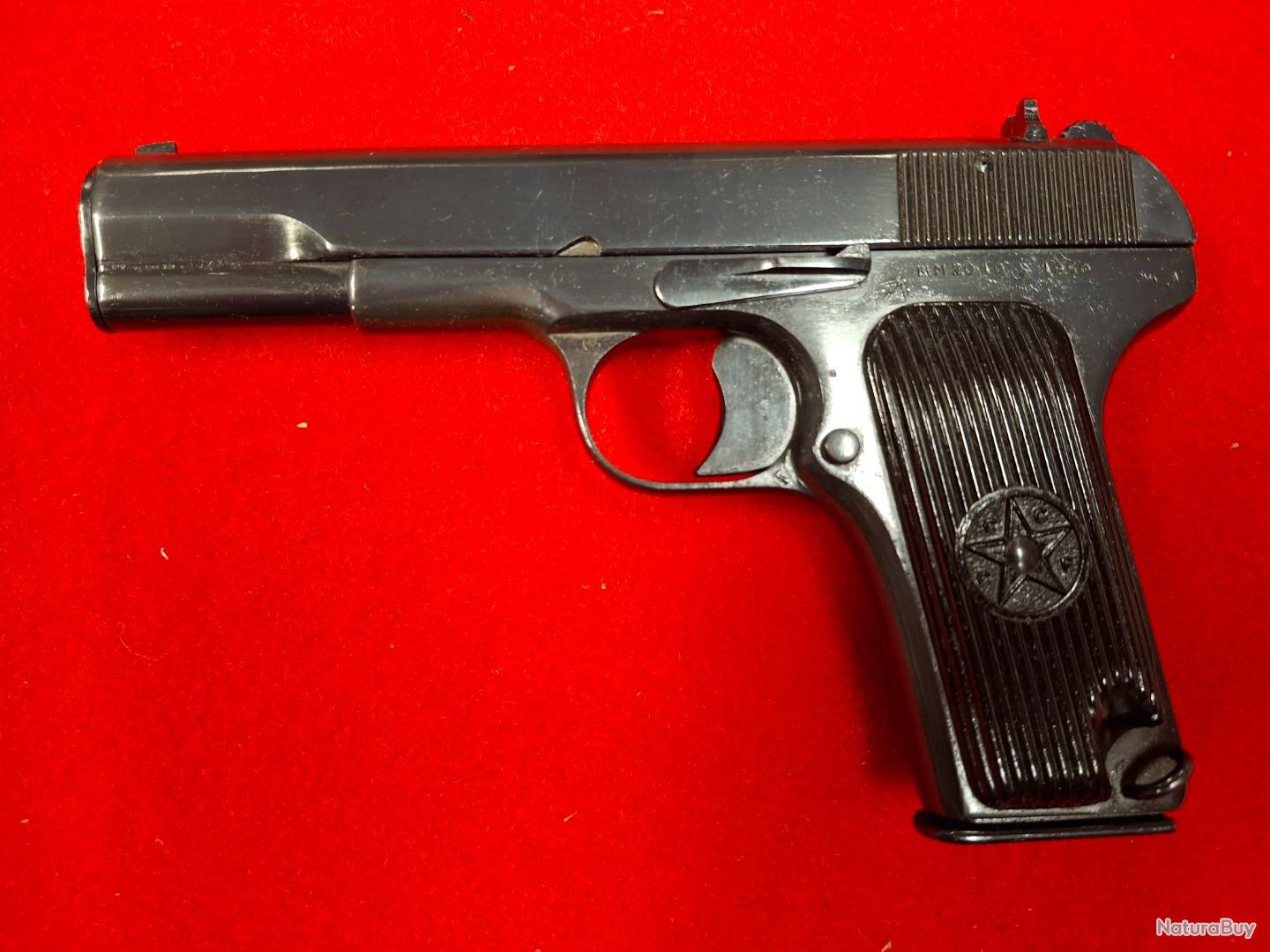 TOKAREV TT33 CAL. 7.62 X 25 TOKAREV / TRES BON ETAT + 1 CHARGEUR ...