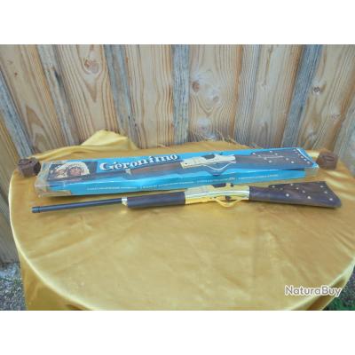 Ancien Jouet Fusil Carabine Winchester à Amorces Géronimo avec sa Boite ...