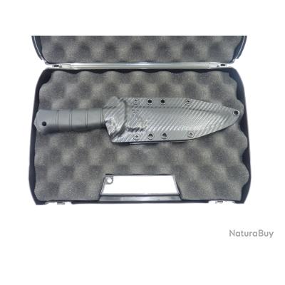 Couteau Wildsteer Wing Tactic GIGN Etui kydex carbone - Couteaux tactiques et de combats (13548167)