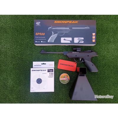 PACK-1 Pistolet + Laser Artemis SP500 Ressort Cal. plomb de 4,5 mm ...