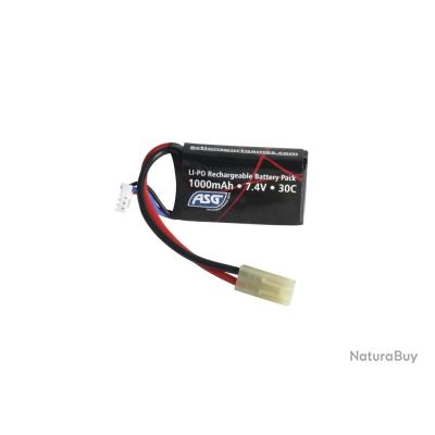 BATTERIE LI-PO 7.4V 1000MAH 1 STICK COMPACTE "ASG" - Batteries et ...