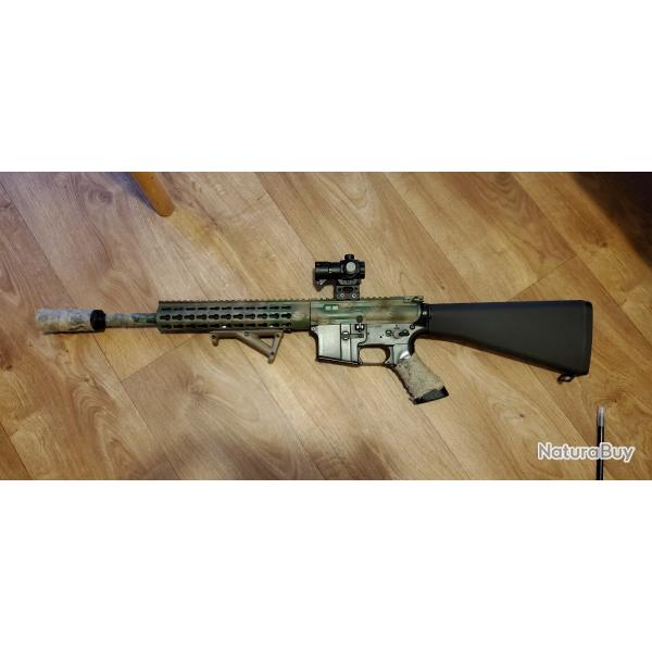AR15 / M4 / M16 DMR full Upgrade airsoft - Fusils d'assaut (13559482)