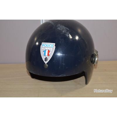 Ancien casque Police Nationale CRS Police 1960/1970 Helmet - Casques ...