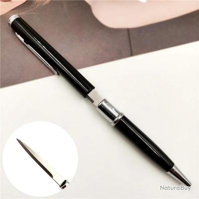 Stylo Couteau ouvre lettre lame cachés en acier inoxydable Coloris aux ...