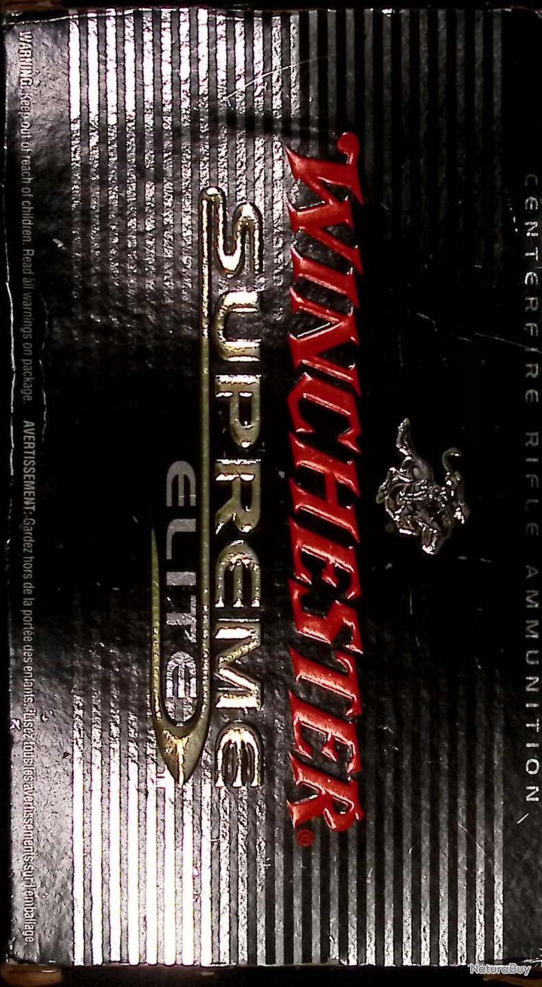 Munition balle winchester cal 300 win mag supreme elite 180gr xp3 ...