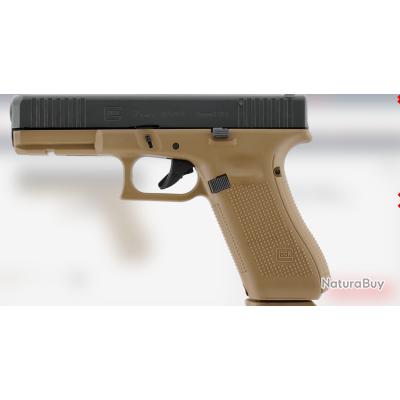PIST GLOCK 17 GEN5 CAL 9 MM PAK COYOTE lock perfection - Armes à balles ...
