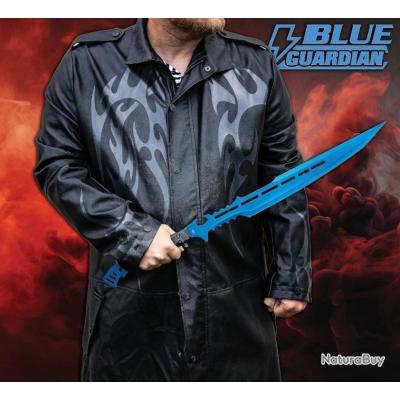 Sabre Kung Fu Shaolin Sword Lame Acier Inox Manche Corde Tressée Etui ...