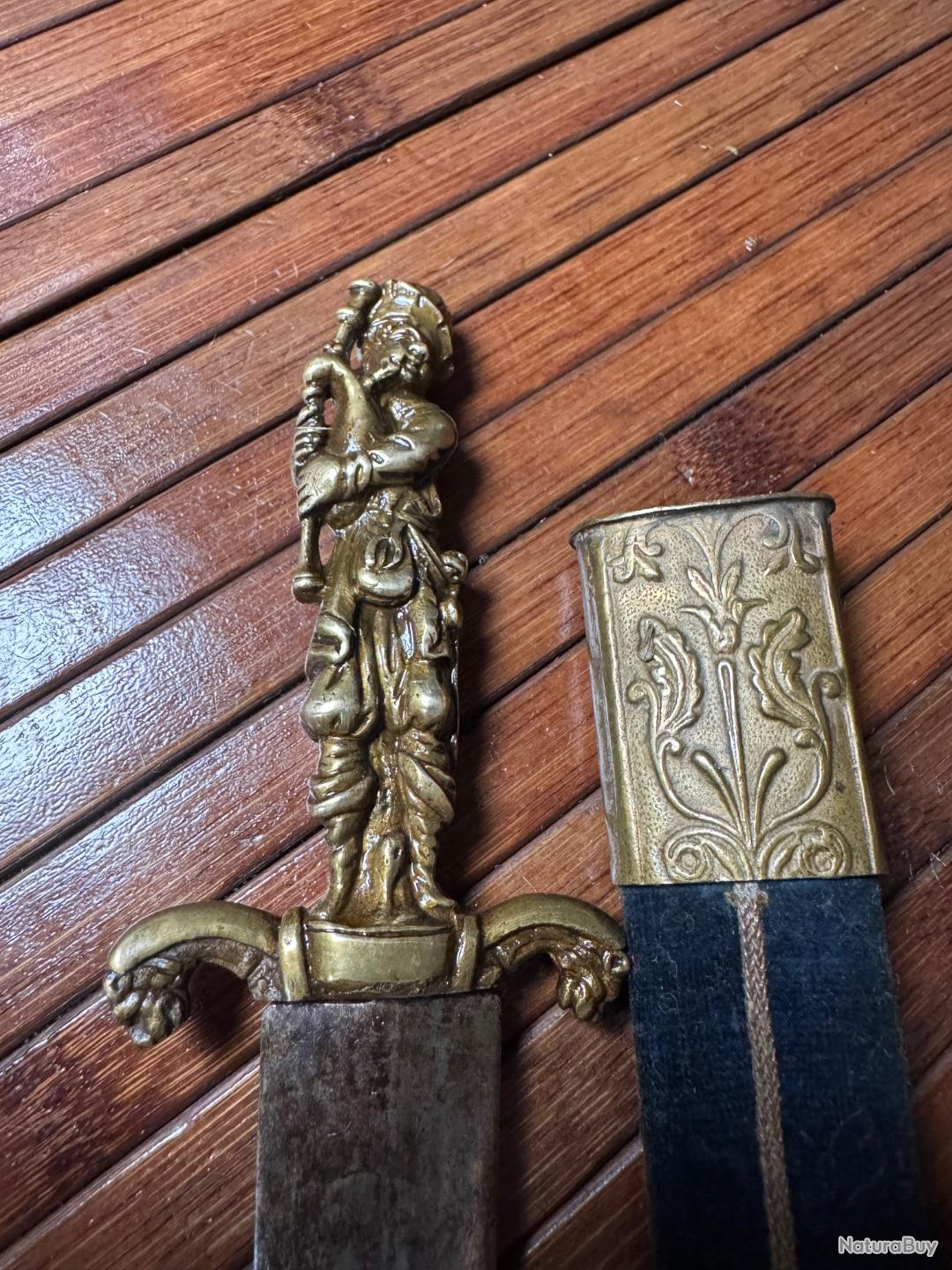 BELLE GRANDE DAGUE ROMANTIQUE A L'EFFIGIE D'UN SOLDAT HIGHLANDER ...