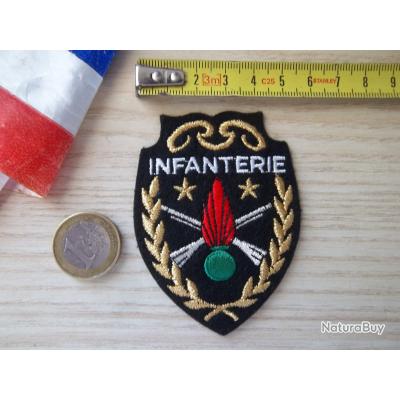 écusson collection militaire infanterie insigne tissu - Insignes en tissu - Patchs (13611703)