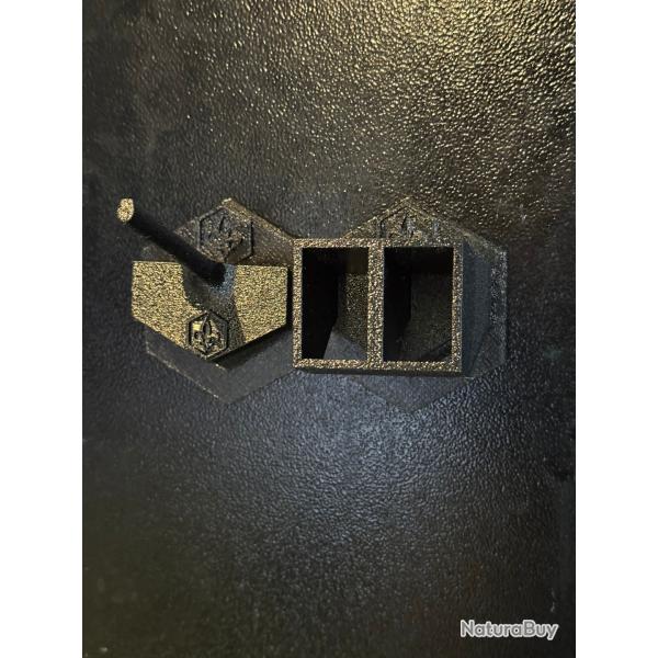 Support magnétique HexaLock - Rangement aimanté pour pistolets et ...